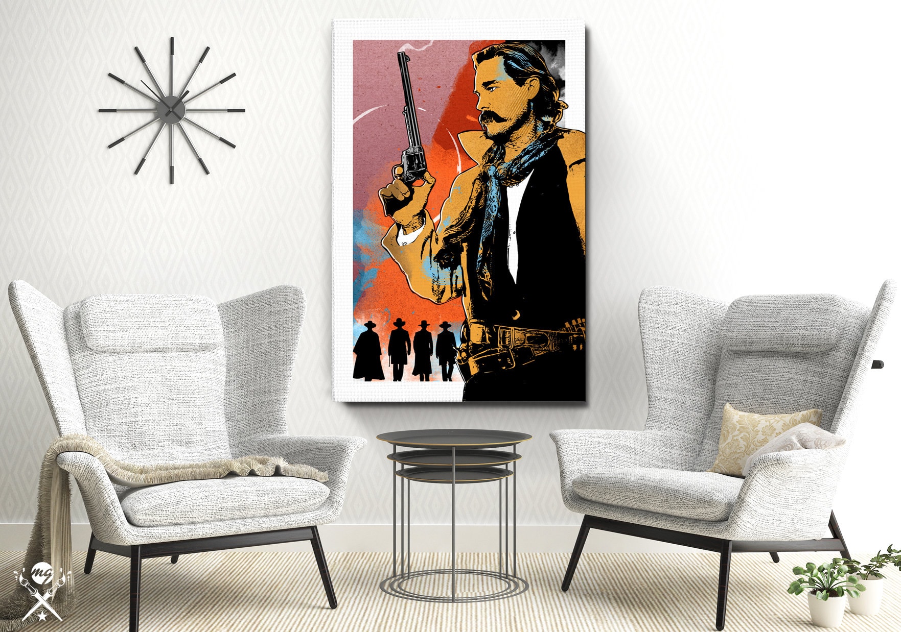 Tombstone Kurt Russell Movie Poster Fan Art Illustration Art - Etsy UK