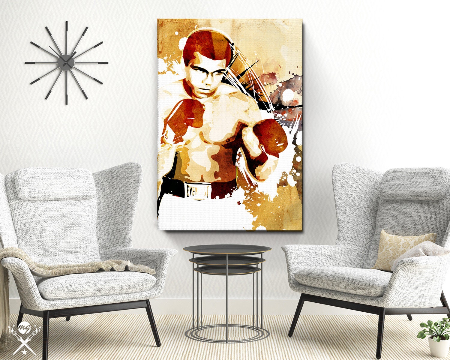 MUHAMMAD ALI Poster Art Print Boxing Poster Fan Art | Etsy