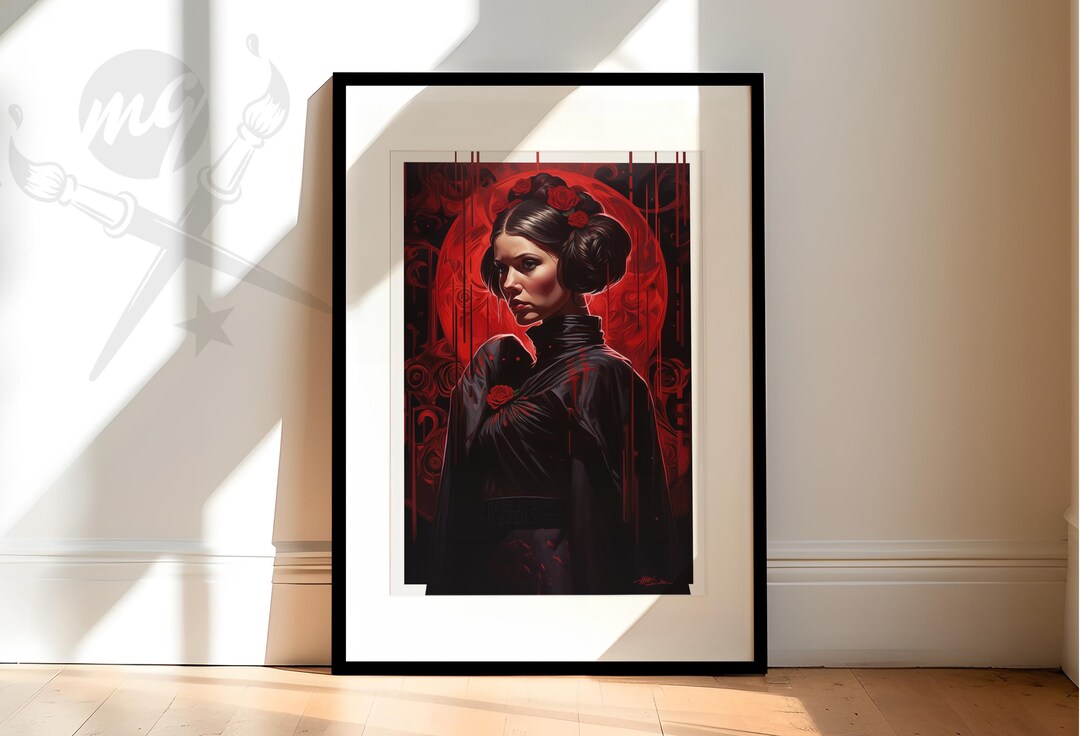 Sith Princess Leia Star Wars Art Print Collectible Star Wars Gift ...