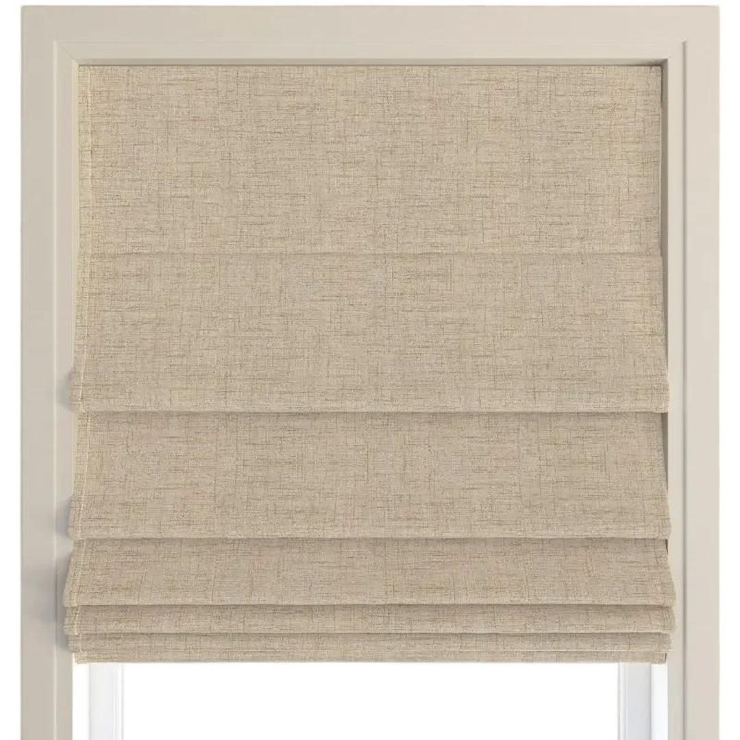 Linen Roman Shade – Light Filtering Fabric Window - Blind for Home ...