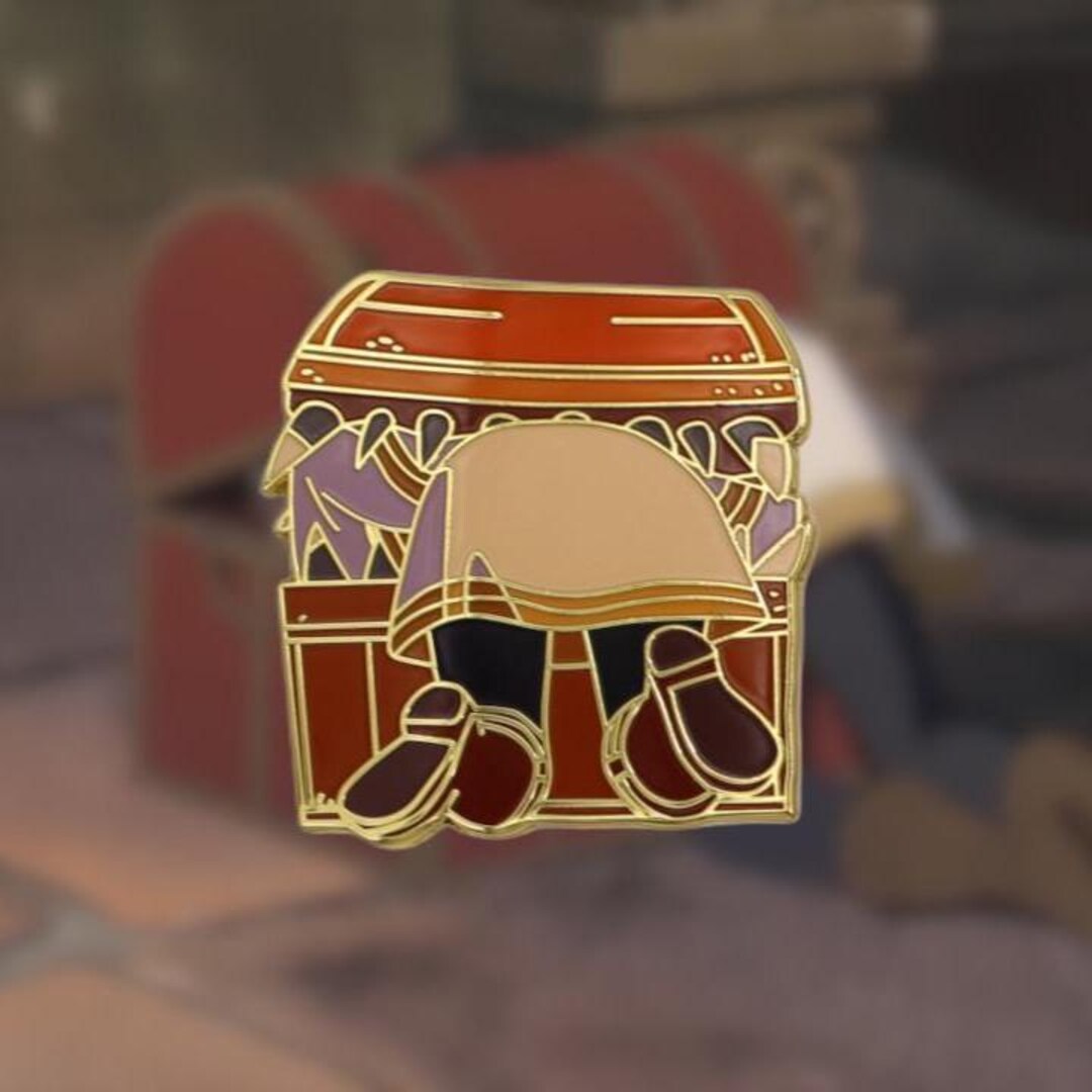 Frieren Mimic Chest Hard Enamel Pin - Etsy