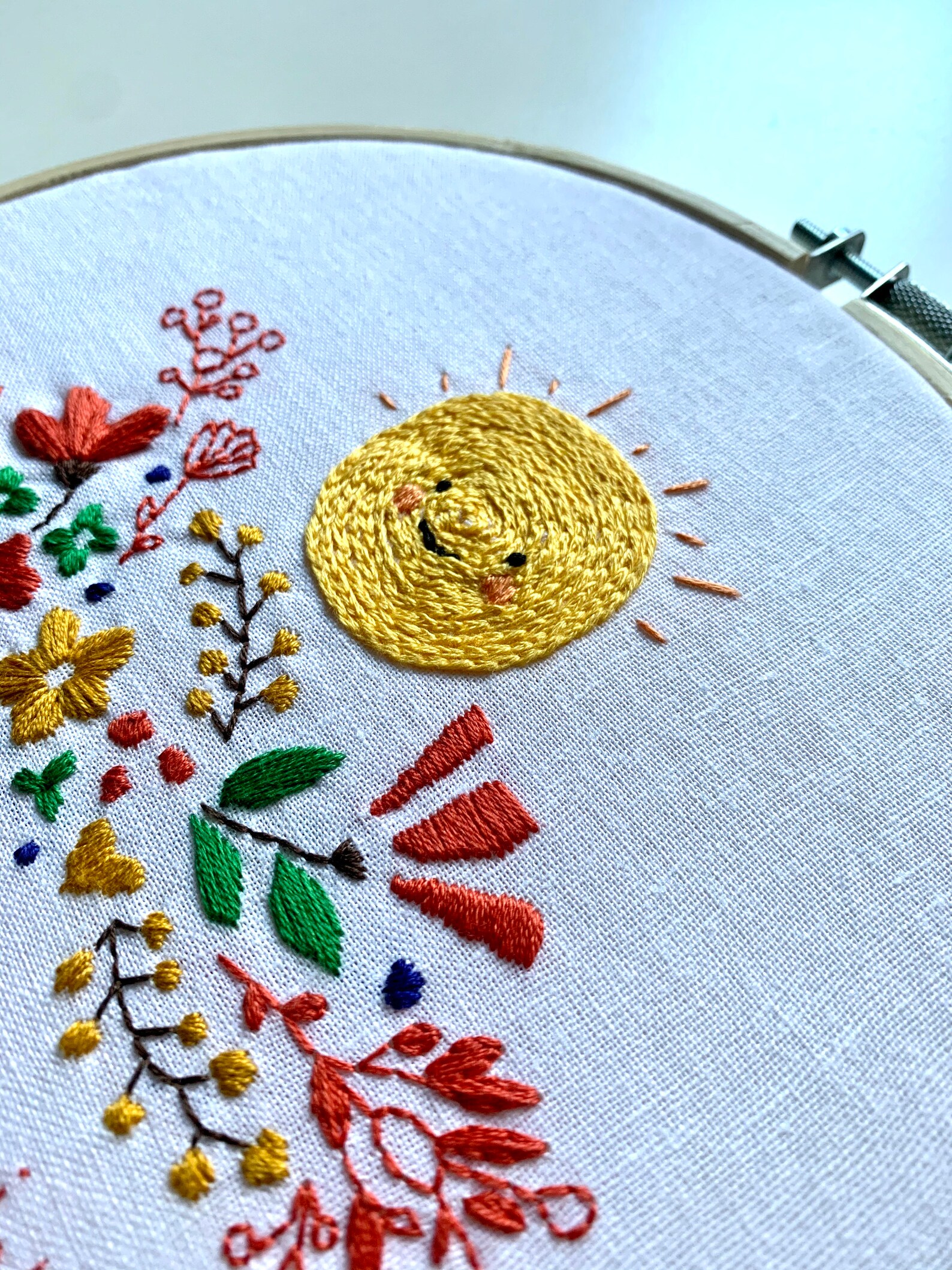 Sun Shines After a Storm Embroidery Pattern Digital Tutorial | Etsy
