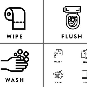 Bathroom Guidance Chart - Etsy