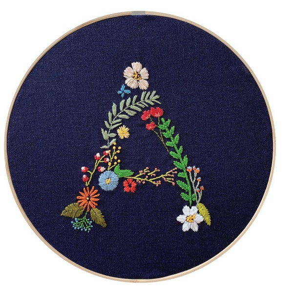 Botanical Embroidery Kit - Etsy
