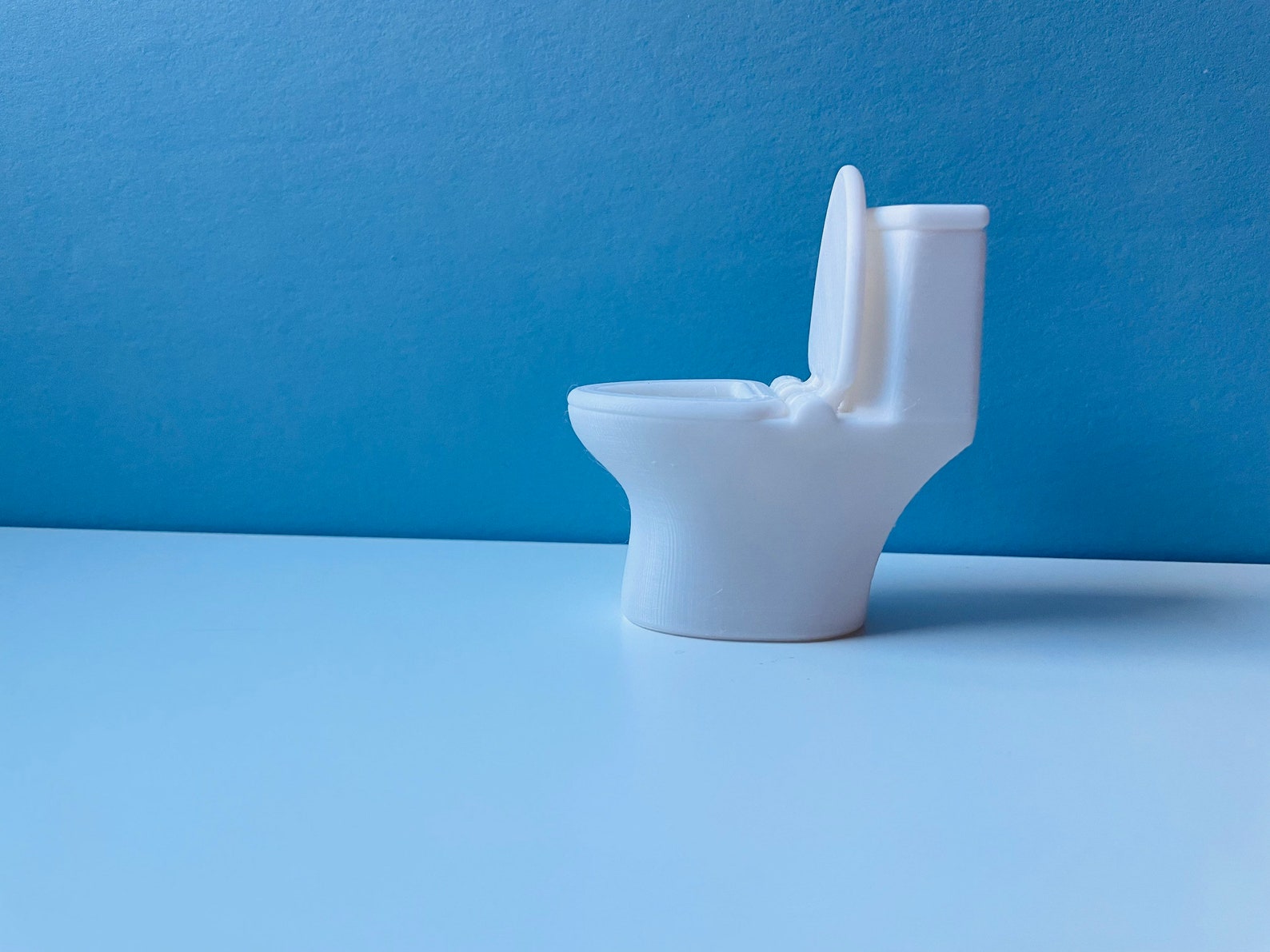 1:12 Modern Dollhouse Toilet Miniature Functional Modern | Etsy