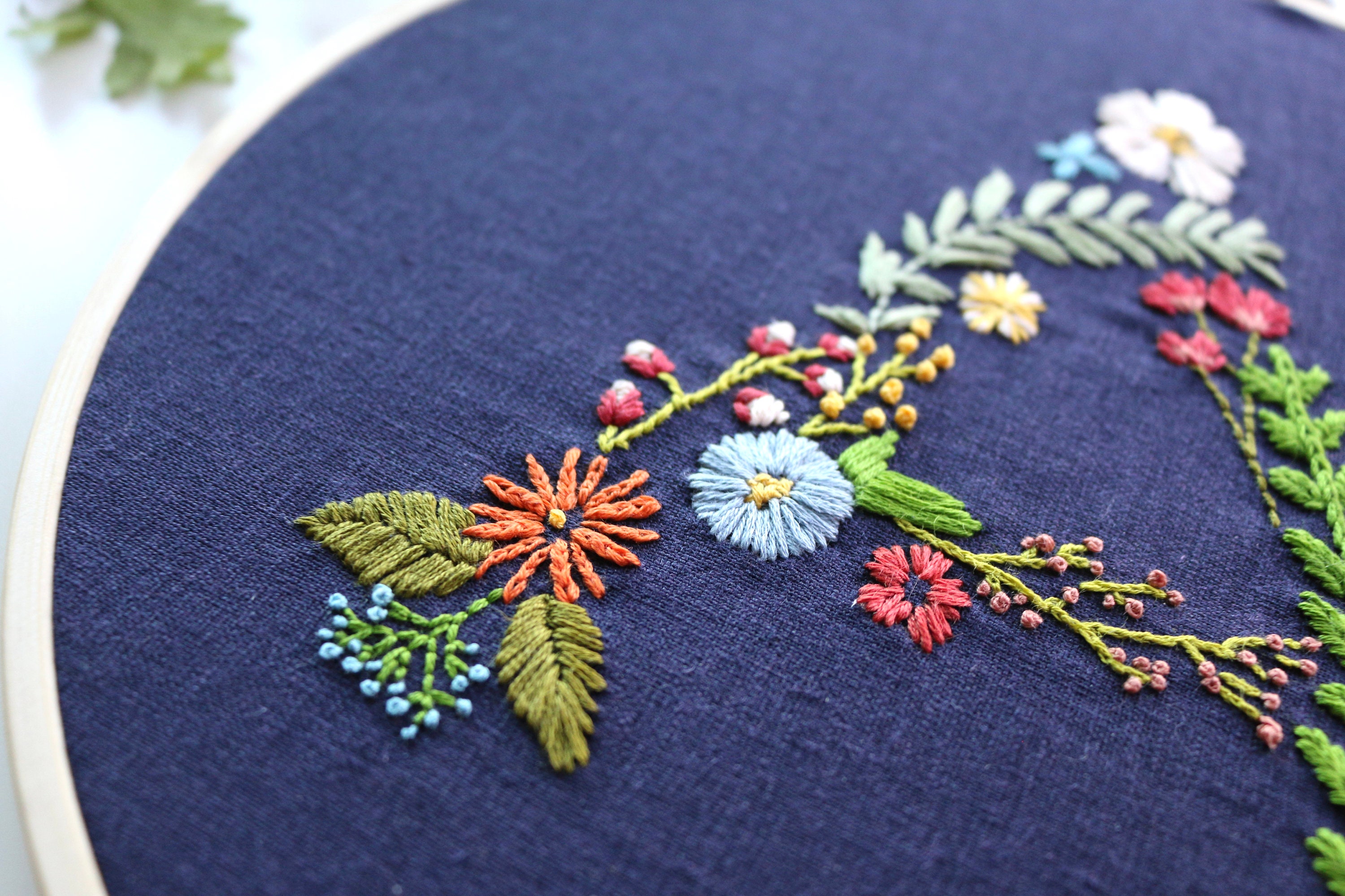 Letter T Botanical Embroidery Design Floral Monogram PDF | Etsy