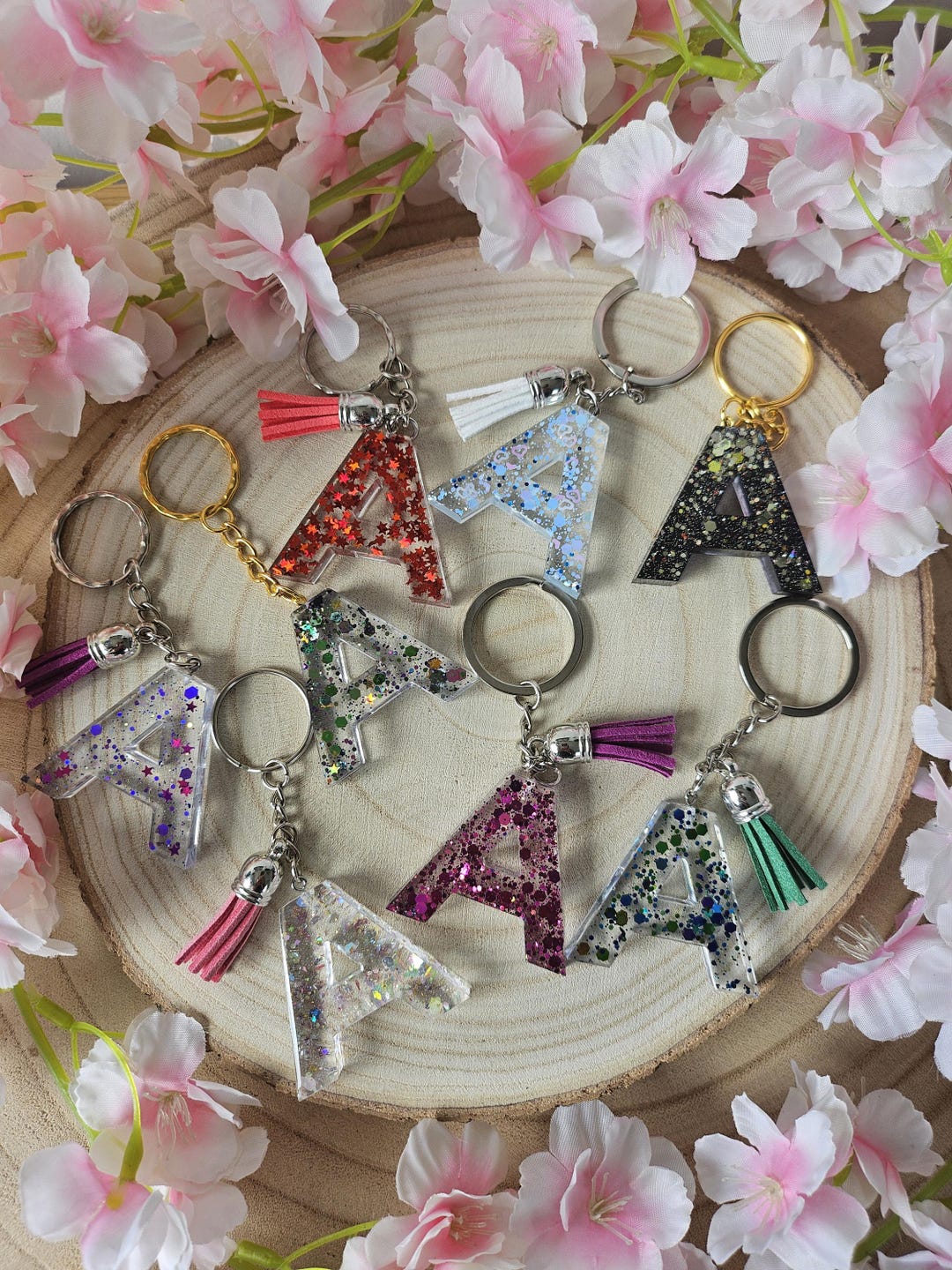 Alphabet Keychain Letter A - Etsy