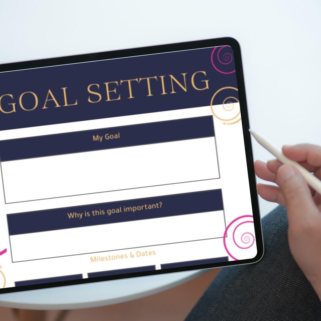 Goal Setting Worksheet and Motivation Toolkit | SMART Goals Template ...