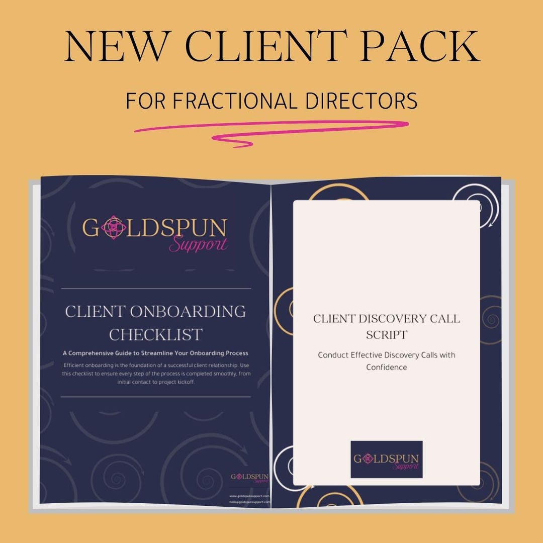 New Client Welcome Pack | Email Flow | Discovery Call Script | New ...