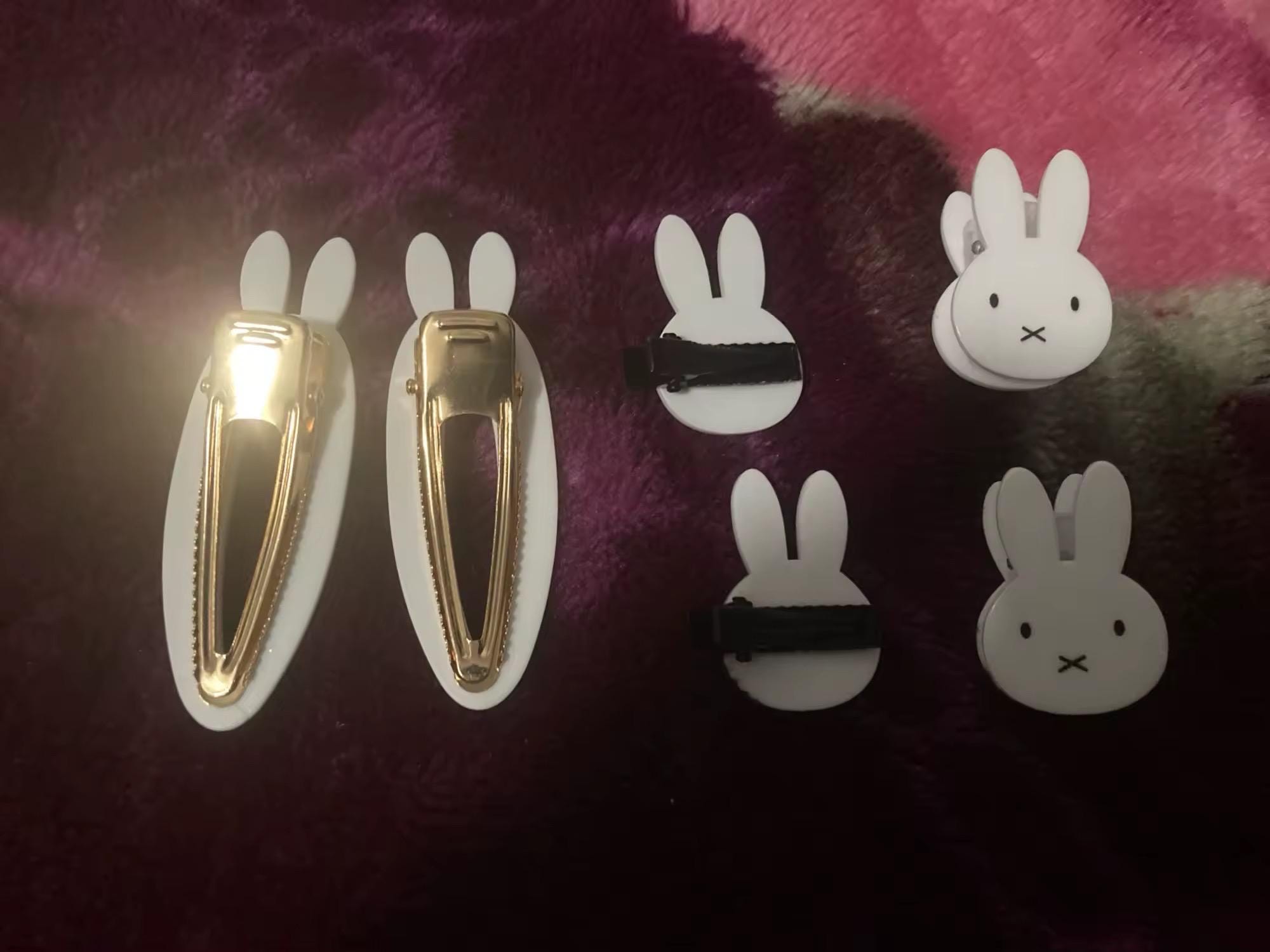 Cute Miffy Hair Clip, Kawaii Girl Hair Clip, Gift for Children, Gift ...