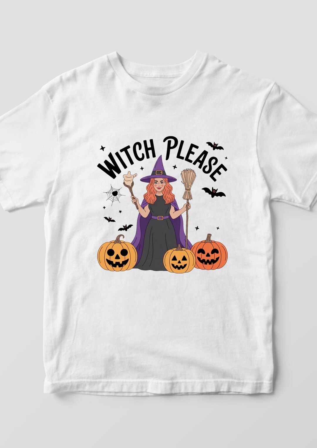 Witch Please Halloween Design: SVG PNG PDF Digital Download - Etsy