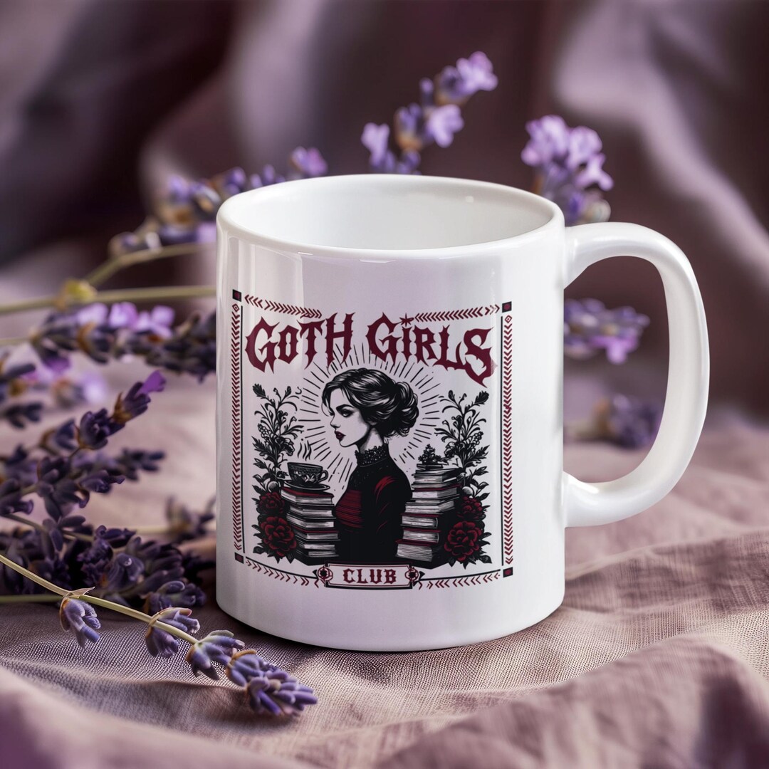 Gothic Ceramic Mug - Gothic Mug Gifted,halloween Coffe Mug,vintage ...