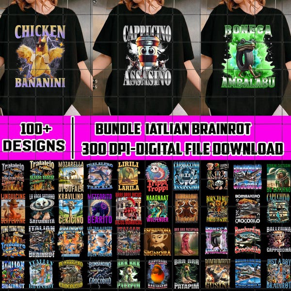 Italian brainrot - Etsy Polska