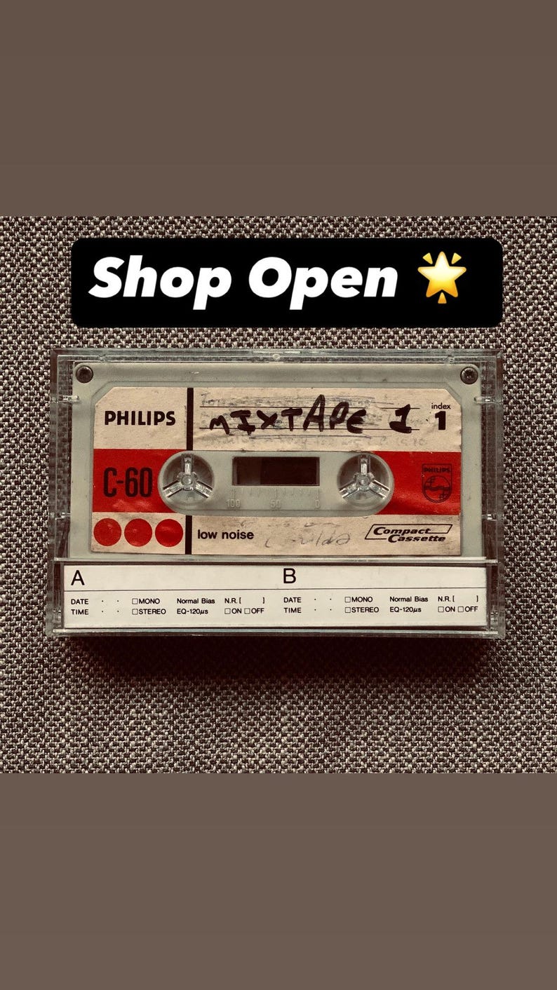 Personalised Mixtape | Custom Playlist Gift | 60 / 90 / 120 Min ...