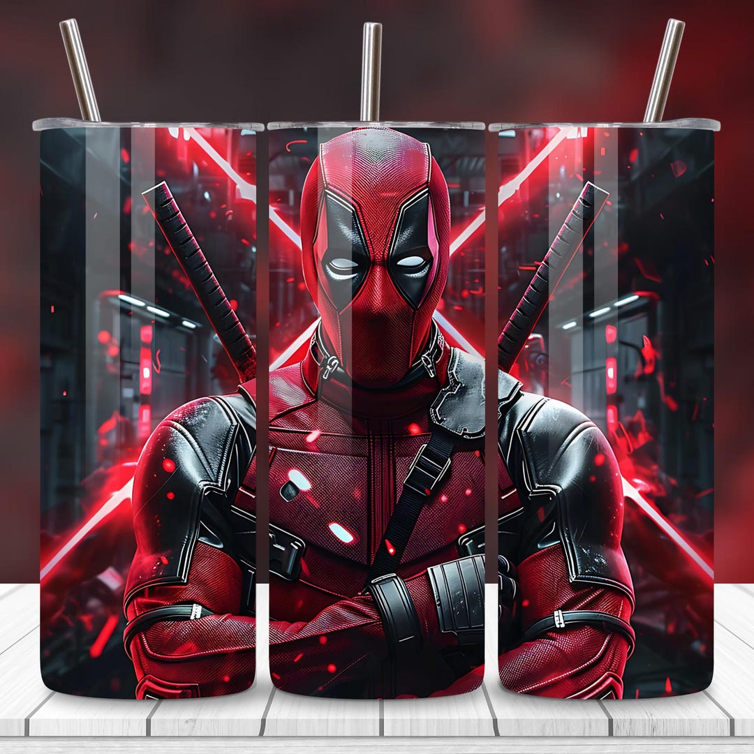 Superhero Tumbler Wrap Design: 20oz Skinny Sublimation (digital ...