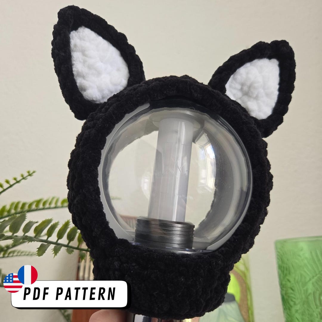 PDF Pattern Crochet | ENHYPEN Light Stick Cover | Jay (black Cat) - Etsy