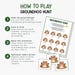 Groundhog Day Scavenger Hunt Printable for Kids, Easy Counting Activity ...