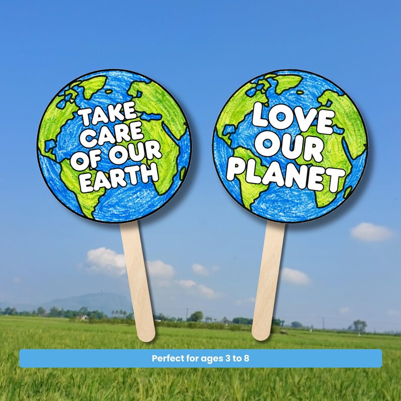 Earth Day Wand Craft for Kids, Printable Arbor Day Activity, Low Prep ...