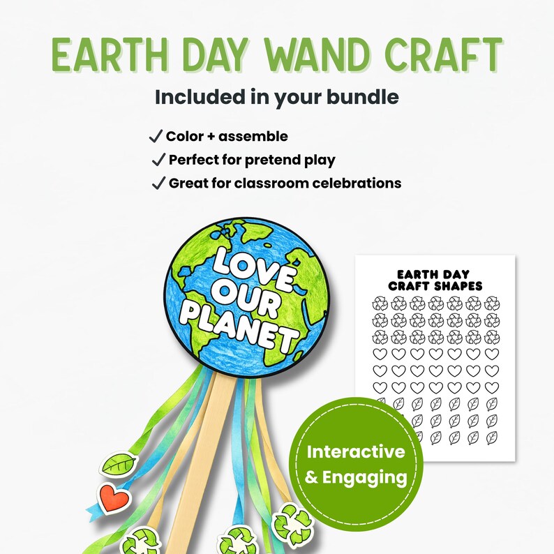 Earth Day Classroom Activities for Kids, 5 Low-prep Crafts and Games ...