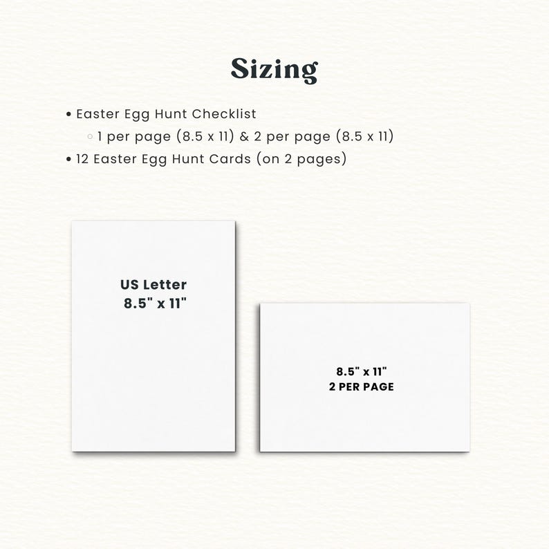 Easter Scavenger Hunt for Kids, Indoor Easter Egg Hunt Game, Printable ...