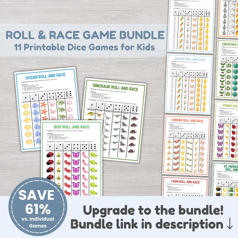 Pentecost Roll and Race Dice Game Printable, Bible Dice Game for Kids ...