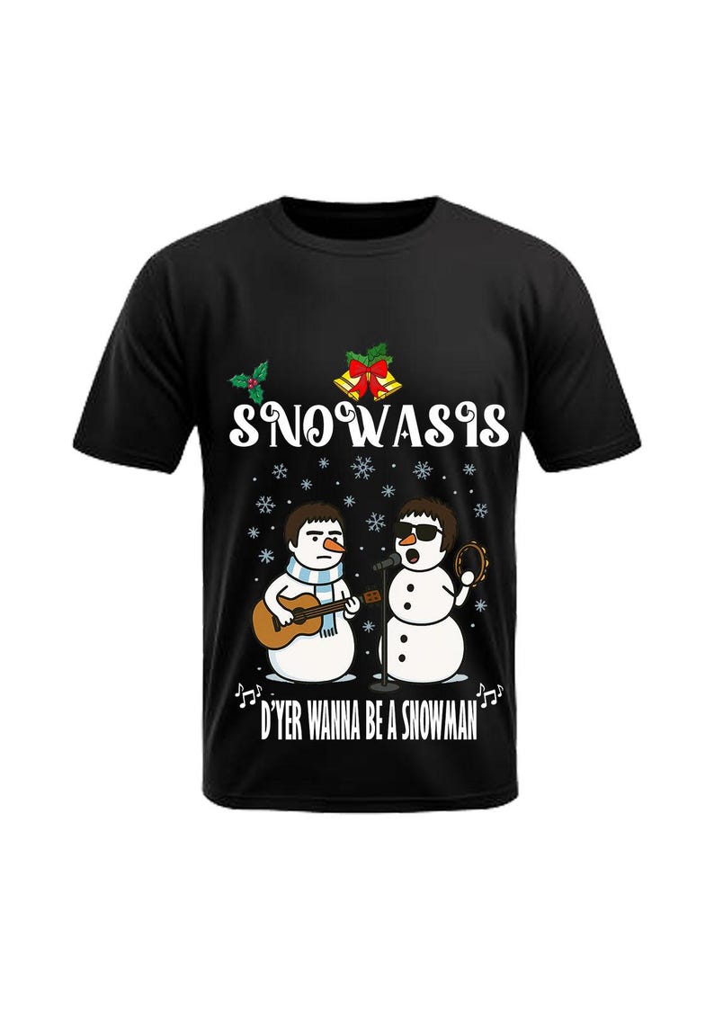 Camiseta navideña de Snowasis: divertida camiseta para fiestas ...
