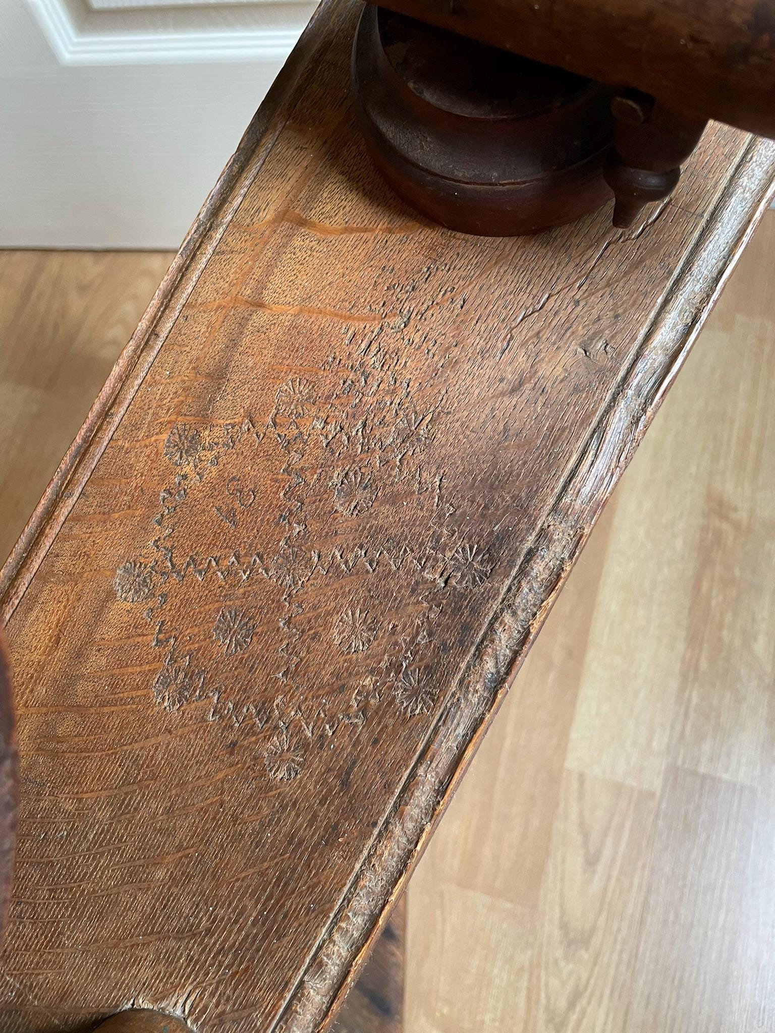 Antique Colonial Spinning Wheel – Rustic Primitive Decor From Califon ...