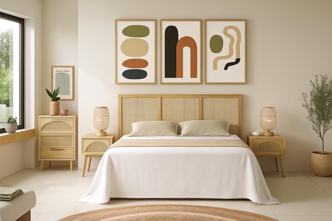 Balanced Shapes - Geometric Abstract Triptych - Etsy
