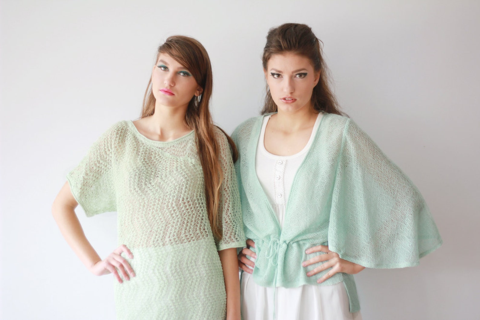 Light Linen Wrap Cardigan Knitted Summer Sweater Loose Fit - Etsy