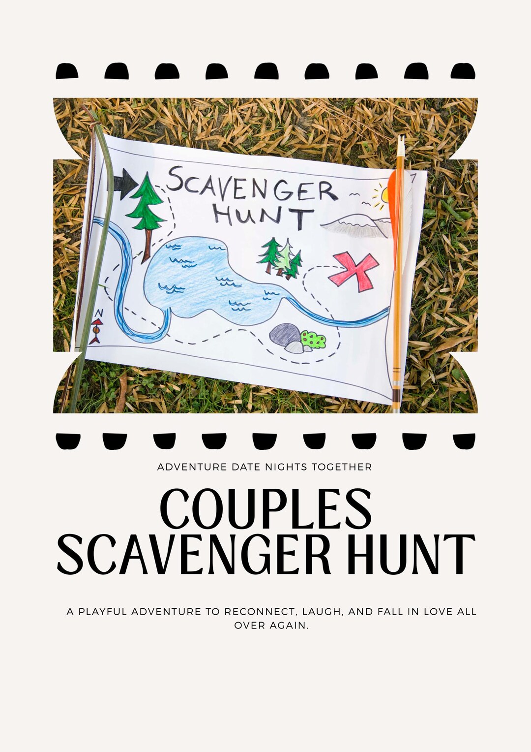 Couples Scavenger Hunt Printable | Romantic Date Night Game for Couple ...