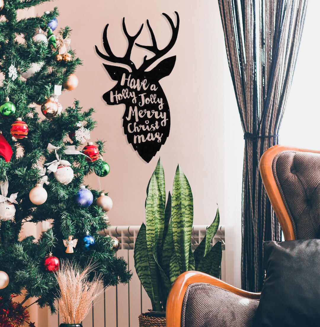 Have a Holly Jolly Xmas - Metal Wall Art - Etsy