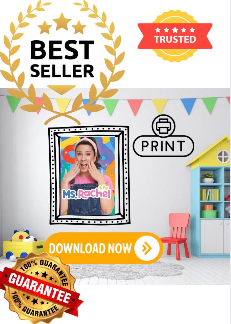 Ms. Rachel Birthday Poster: Toddler Party Decor (digital Download ...