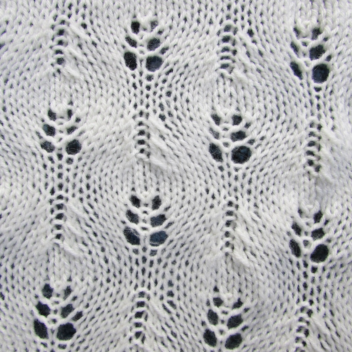 PDF, Baby Blanket, Knitting Pattern, Curving Lace Pattern, DK, 30 X 36 ...