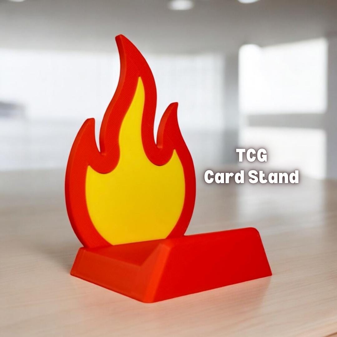 Fire TCG Card Stand - Etsy
