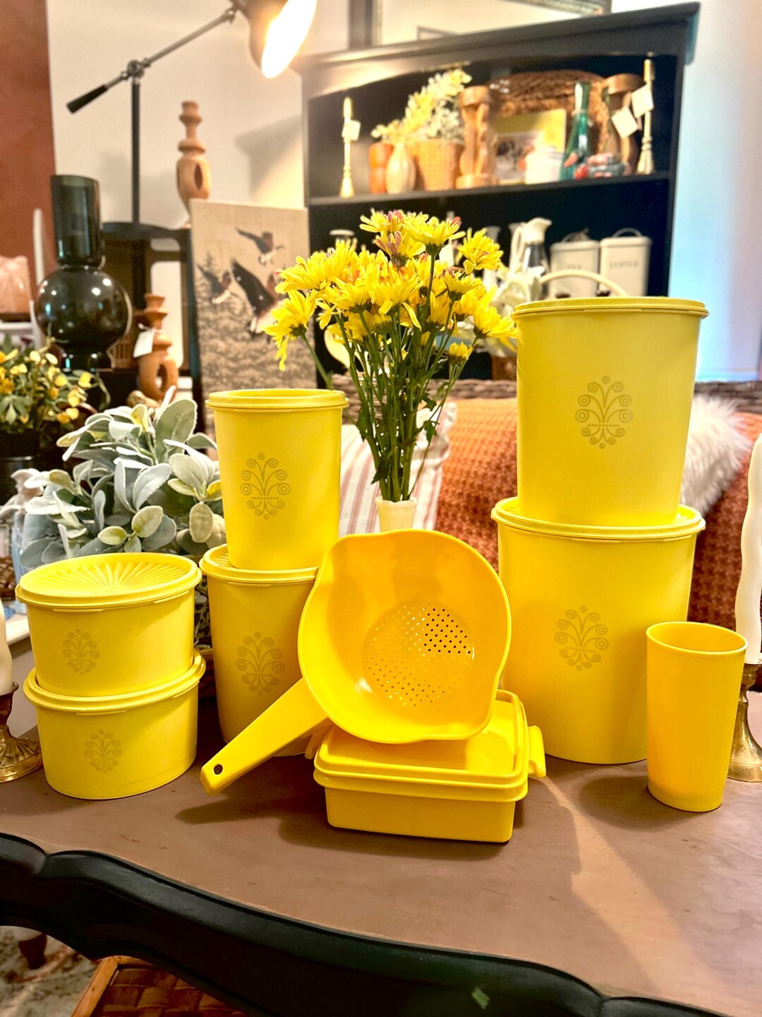 1960’s Daffodil Yellow Tupperware Set - Etsy