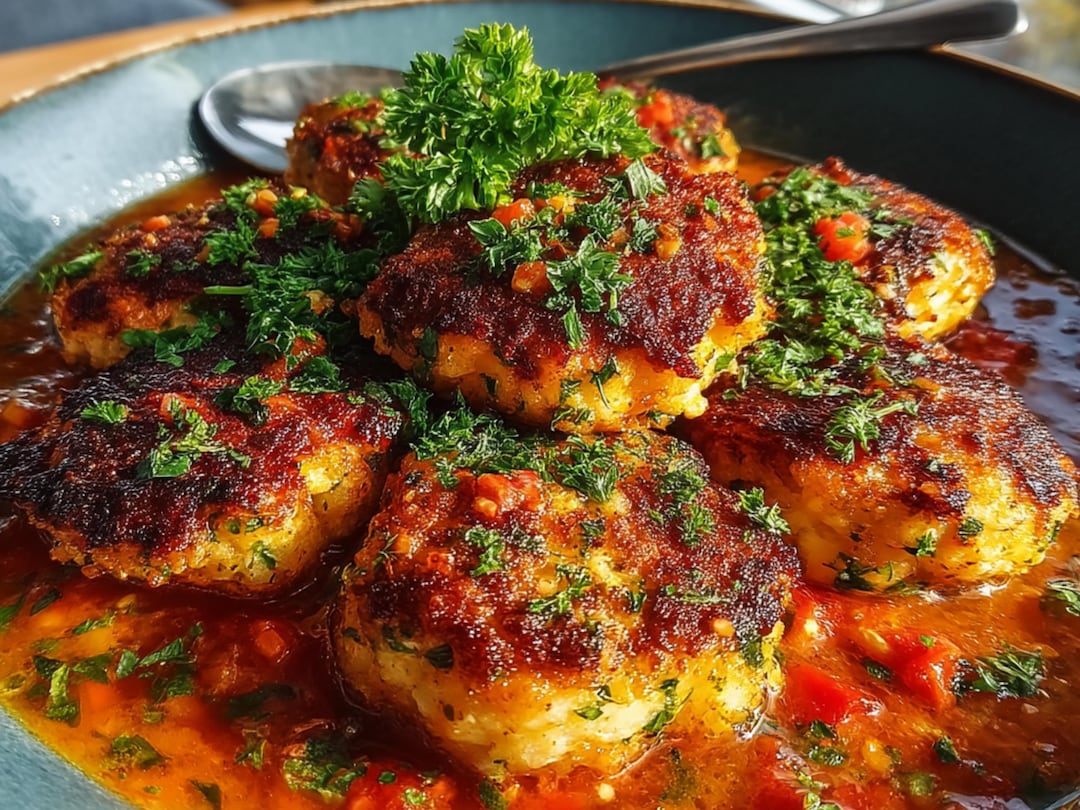 Best Recipe – Moroccan-style Fish Patties in Spicy Tomato Sauce for ...