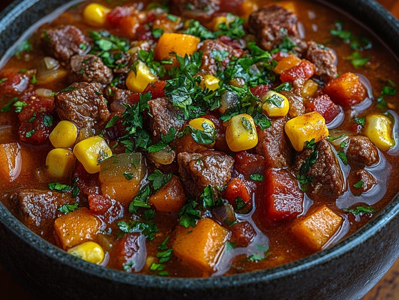 Argentinian Locro Recipe: Hearty Meat and Corn Soup (printable PDF) - Etsy