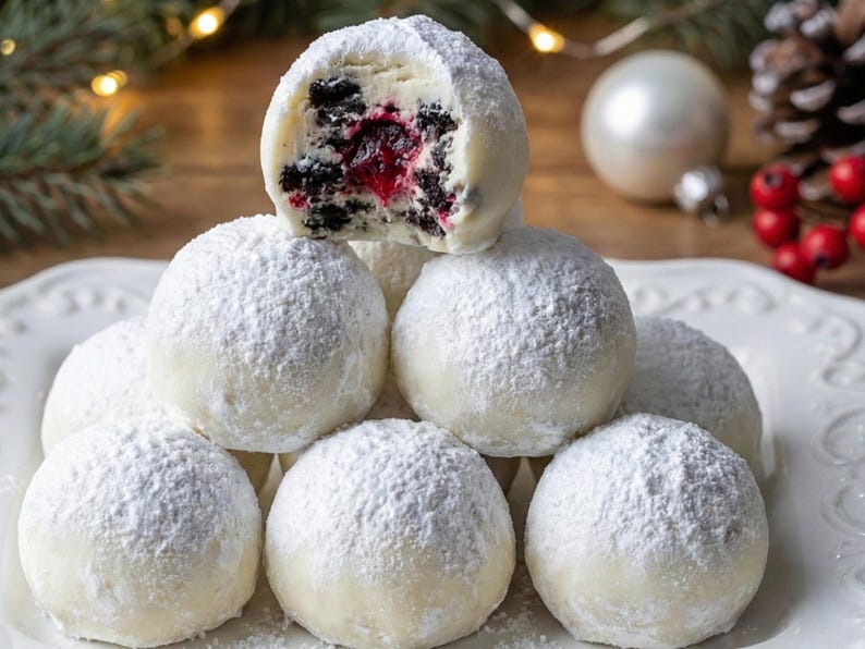 White Christmas Oreo Snowballs Recipe, No Bake Dessert, Holiday ...