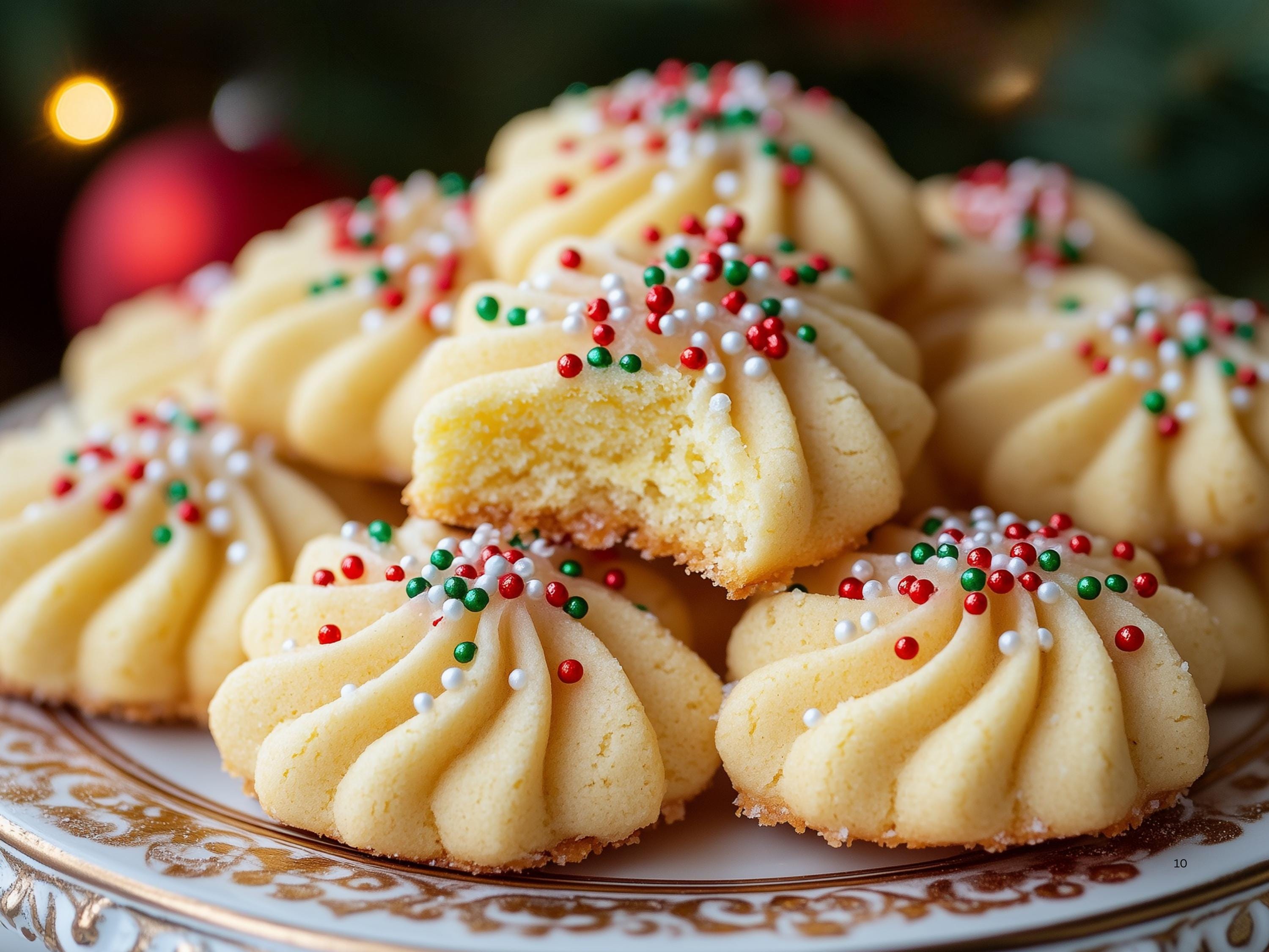 Holiday Swirl Butter Cookies Recipe, Printable PDF for Christmas Baking ...