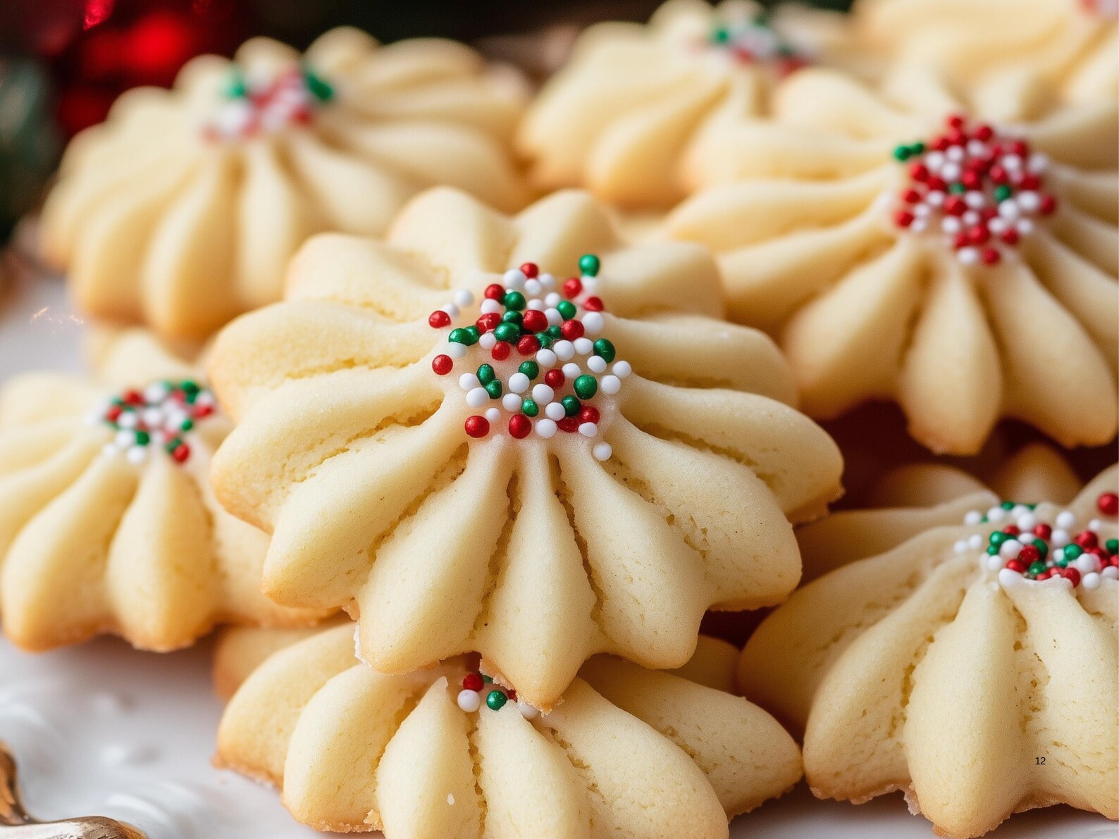 Holiday Swirl Butter Cookies Recipe, Printable PDF for Christmas Baking ...