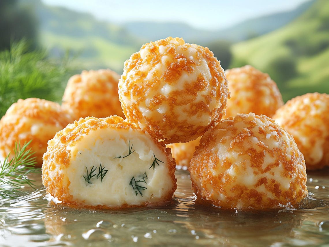 Crispy Cheese-stuffed Potato Balls Recipe: Party Snack (PDF) - Etsy