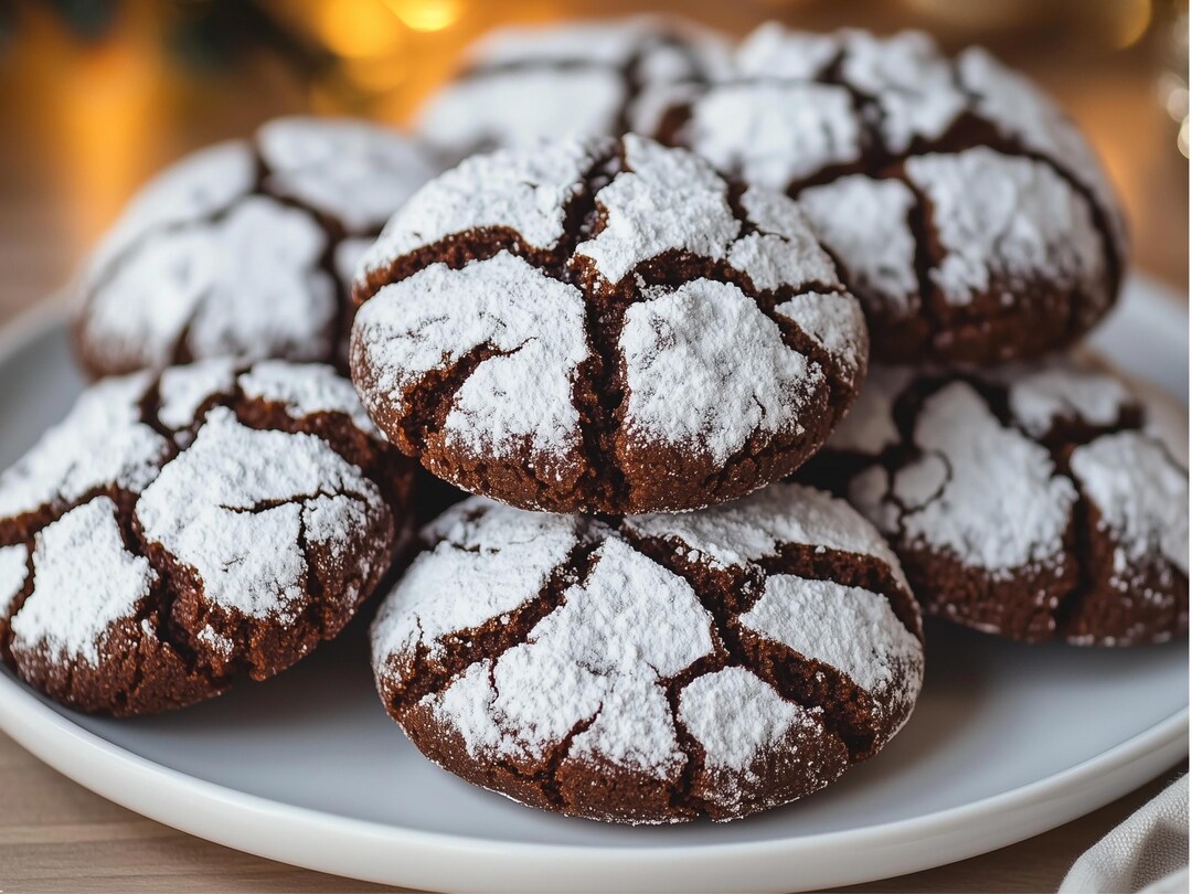 Chocolate Crinkle Cookies Recipe: Classic Holiday Baking (printable ...