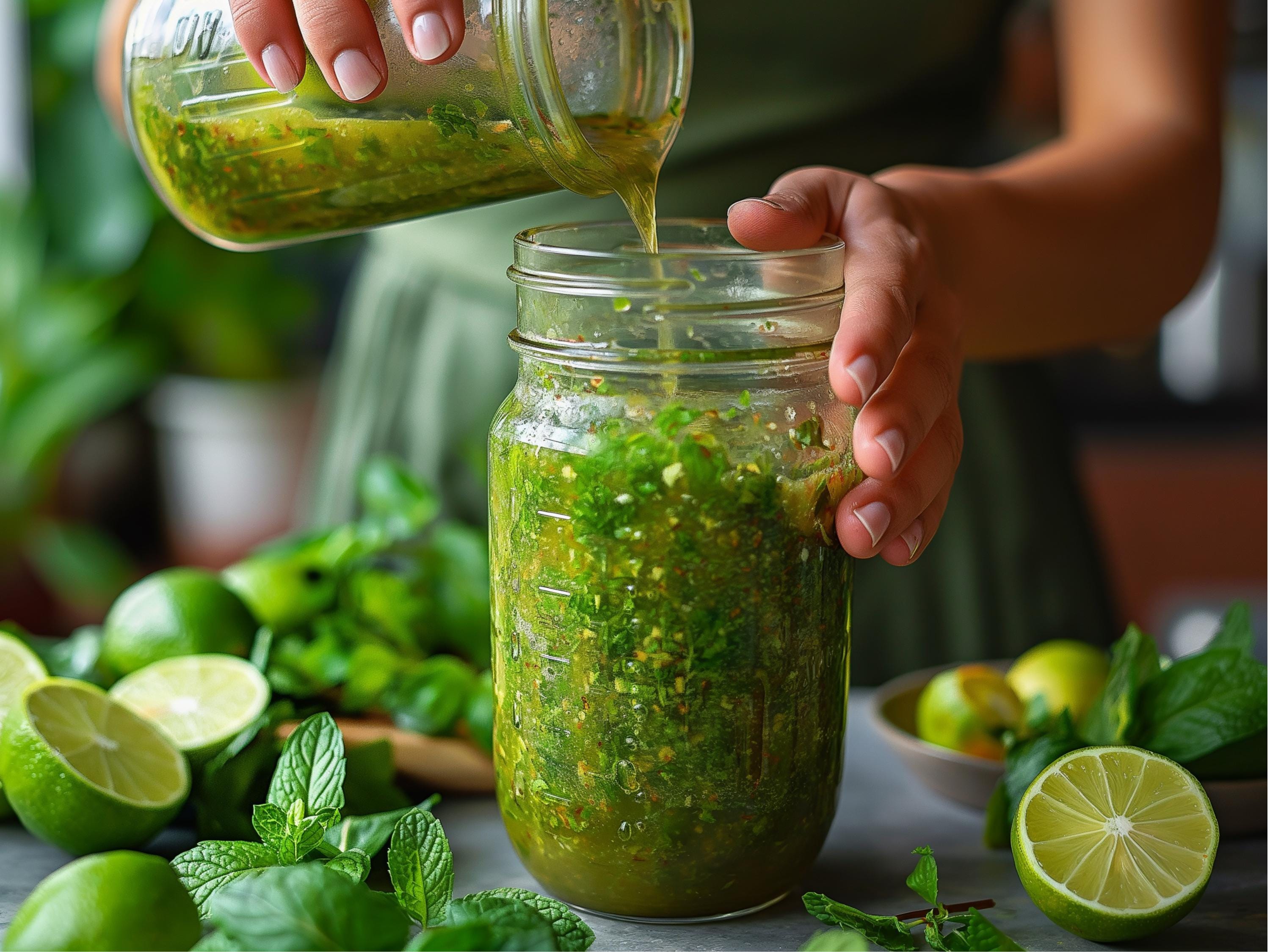 Tropical Lime Mojito Dressing Recipe: Healthy Salad & Fruit (PDF ...