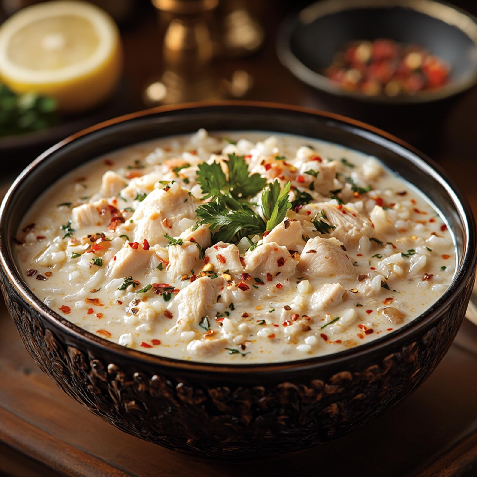 Authentic Turkish Chicken Soup Recipe: Healing Tavuk Corbasi (PDF ...