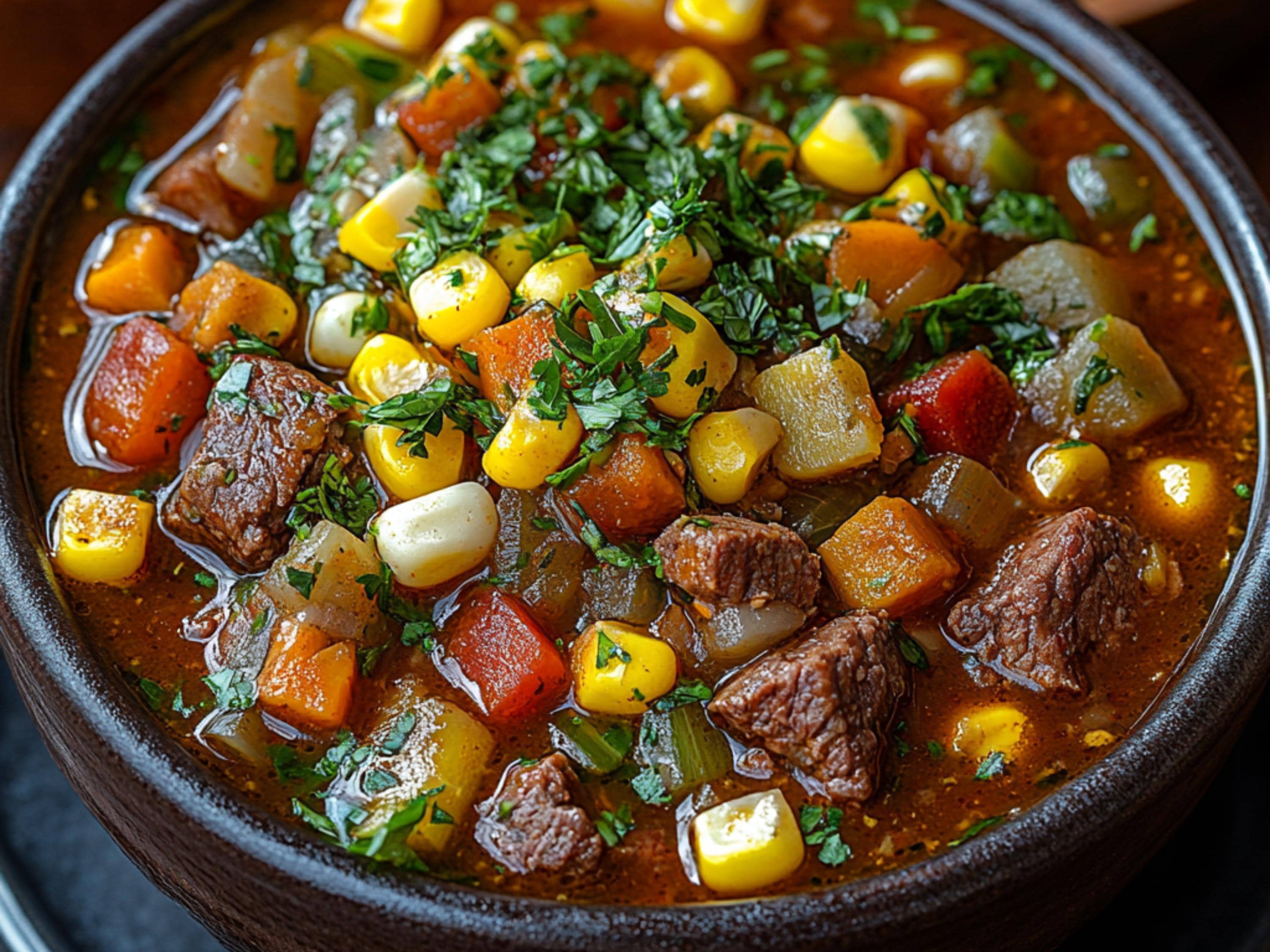 Argentinian Locro Recipe: Hearty Meat and Corn Soup (printable PDF) - Etsy