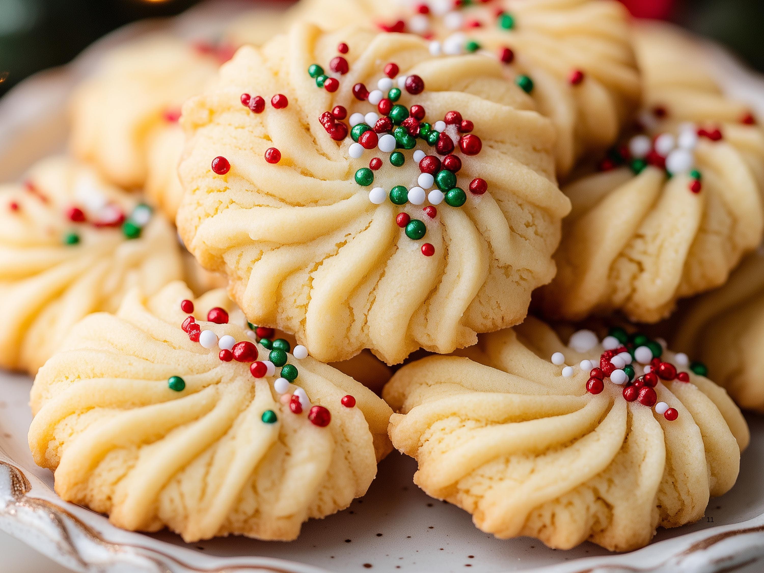 Holiday Swirl Butter Cookies Recipe, Printable PDF for Christmas Baking ...