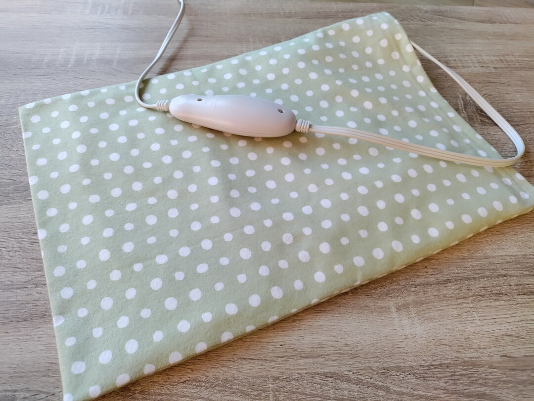 Heating Pad Cover, Flannel Heating Pad Cover With Velcro Closure! 12 X 15 and 12 X 18 Inches ...