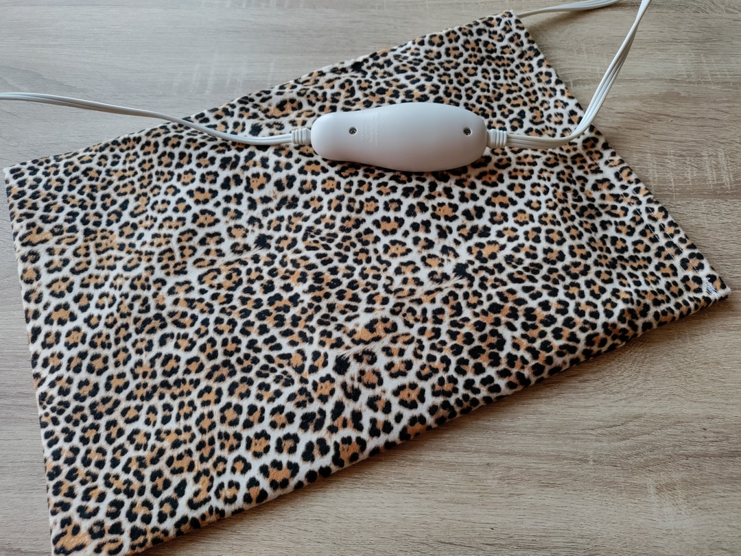 Heating Pad Cover, Flannel Heating Pad Cover With Velcro Closure ...