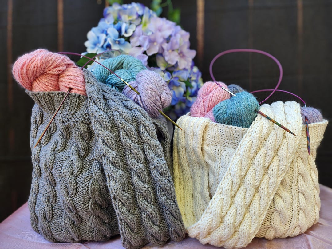 Nantucket Bucket Bag (knitting Pattern) - Etsy