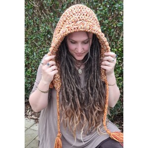 Crochet Pixie Festival Hood, Fairycore Hood, Pixiecore Hood ...